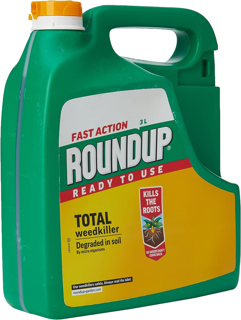 Roundup Fast Action TOTAL Weedkiller RTU 3L - UK BUSINESS SUPPLIES – UK Business Supplies
