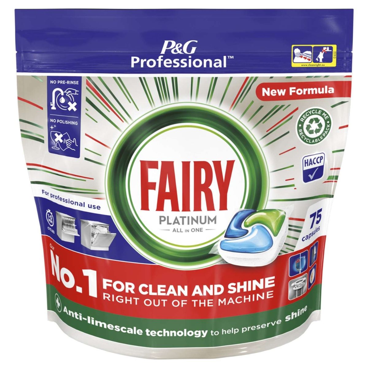 Fairy Platinum Original Dishwasher Capsules (Pack of 75) – UK Business ...