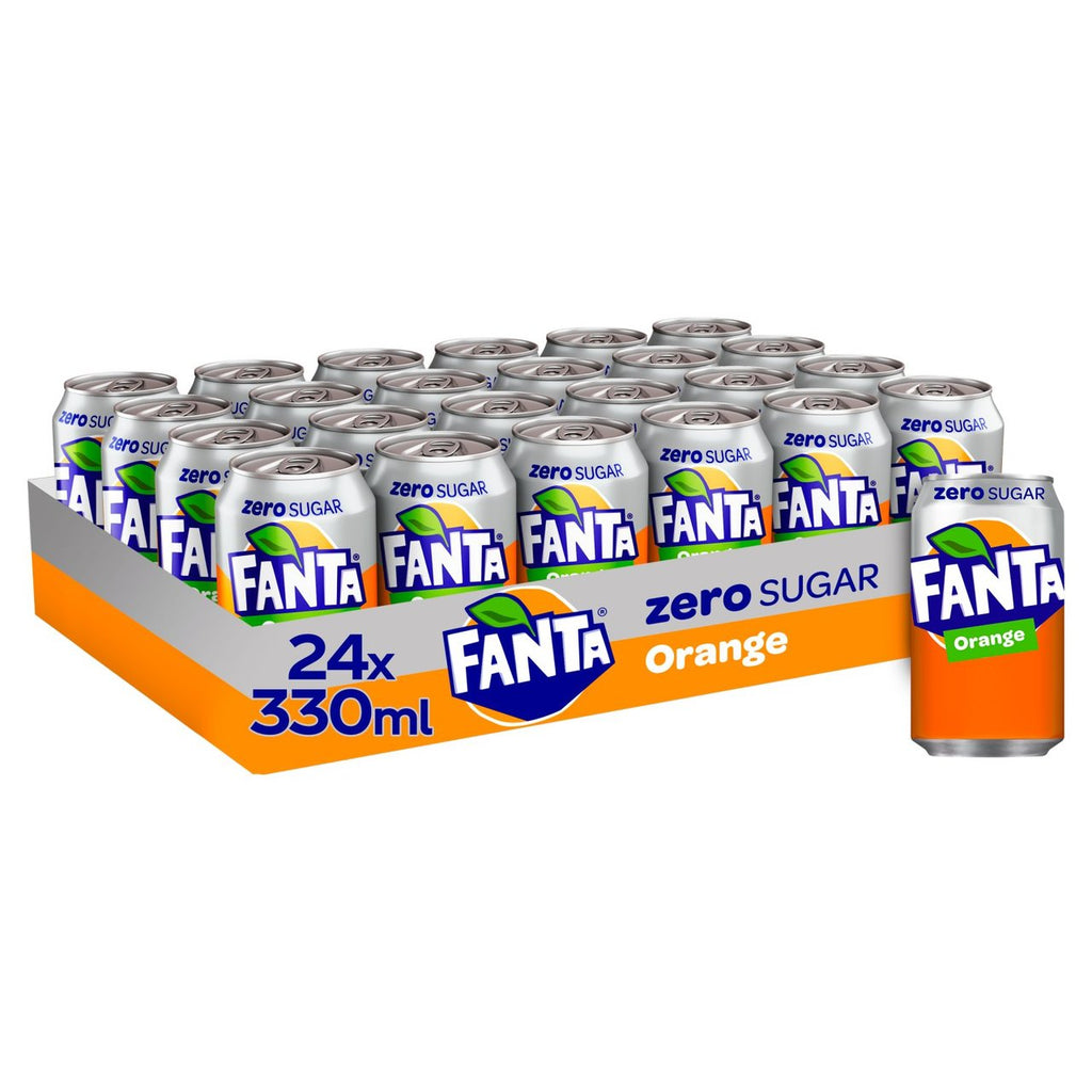 Fanta Zero Orange 24 x 330ml - UK BUSINESS SUPPLIES – UK Business Supplies
