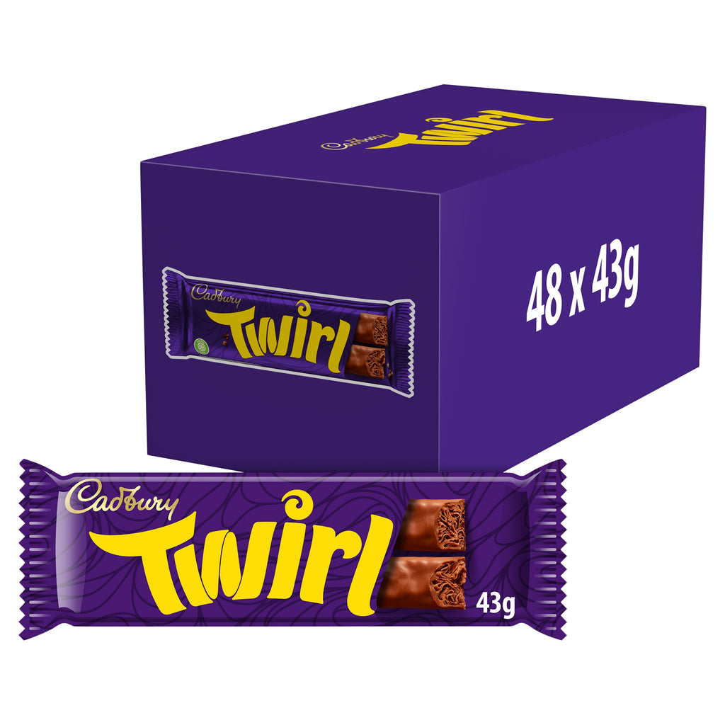 Cadbury Twirl 43g (Pack of 48) 611498 - UK BUSINESS SUPPLIES – UK ...