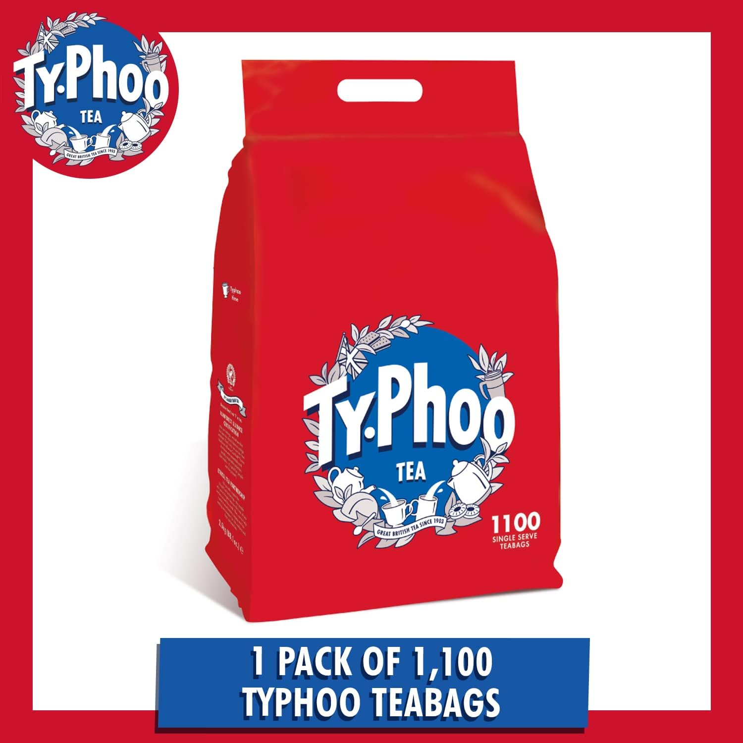 Typhoo One Cup Tea Bag (Pack of 1100) CB029 - UK BUSINESS SUPPLIES – UK ...