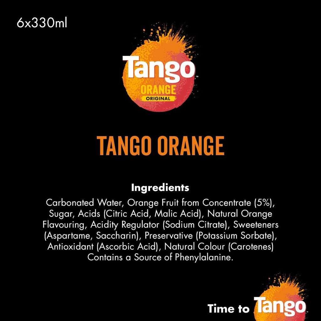 Tango Orange 330ml Can (24 Pack) - UK BUSINESS SUPPLIES – UK Business ...