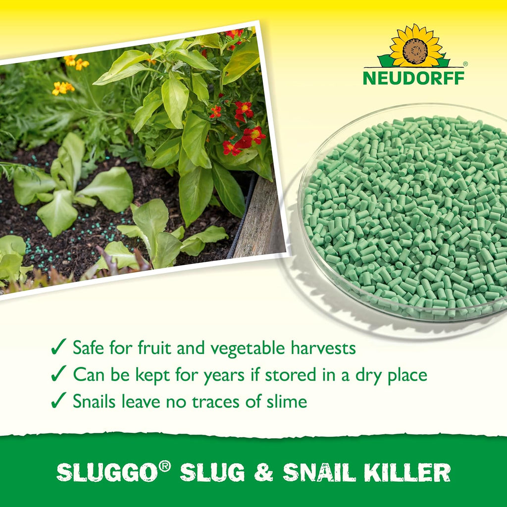 Neudorff Sluggo Slug & Snail Killer Pellets Ferric Phosphate Slug Cont ...