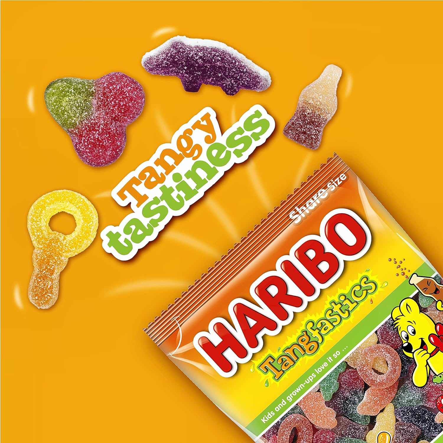 Haribo Tangfastics Sweets Bag 160g - UK BUSINESS SUPPLIES – UK Business ...
