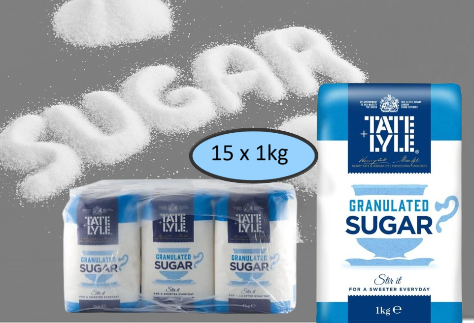 Tate and Lyle Granulated Sugar 1 kg - UK BUSINESS SUPPLIES – UK ...
