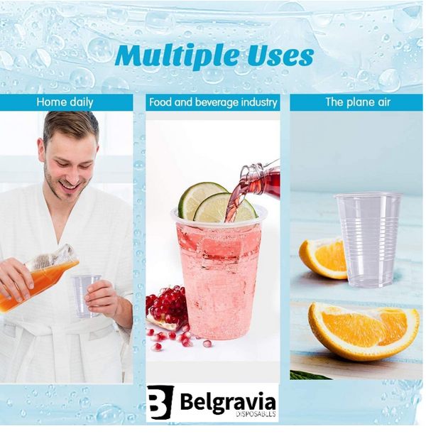 7oz Clear Disposable Water Cups 100s - UK BUSINESS SUPPLIES – UK ...