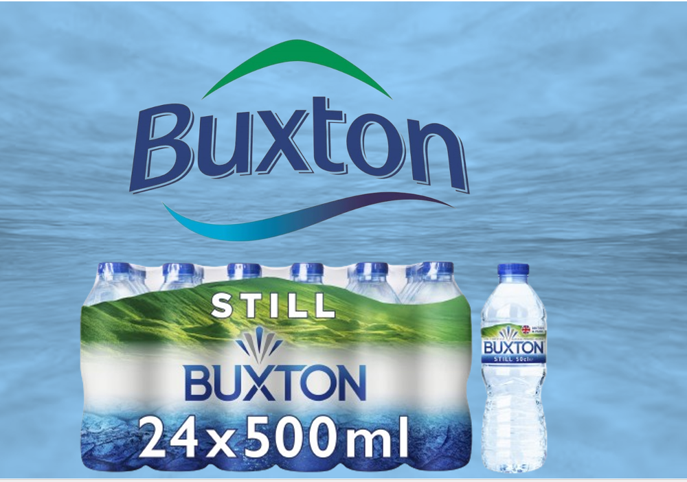 Buxton Still Natural Mineral Water 500ml (24 Bottles) - UK BUSINESS ...