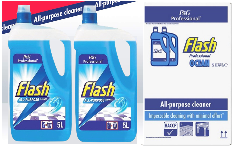 FLASH P&G Professional Ocean Fresh All Purpose Cleaner, 5L - UK ...