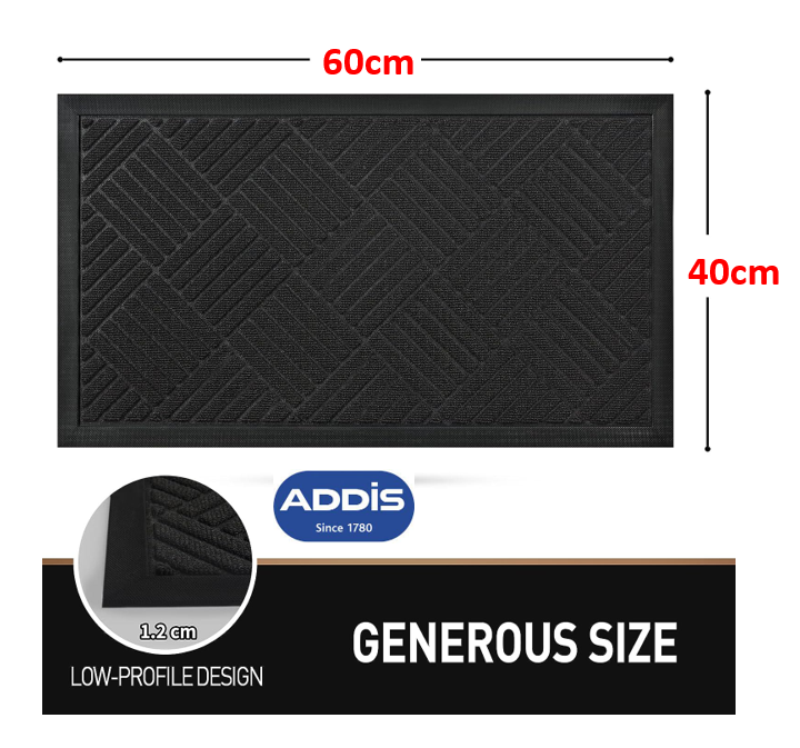 Addis Thirsk Floor Door Mat 40 x 70cm - UK BUSINESS SUPPLIES – UK ...