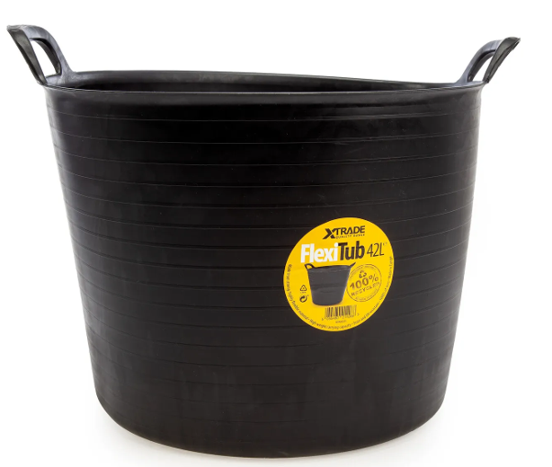 Red Gorilla {Tubtrug} Black Recycled Tub Extra Large 75 Litre - UK ...