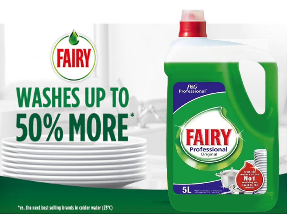 Fairy Original Professional Washing Up Liquid 5 Litres - UK BUSINESS ...