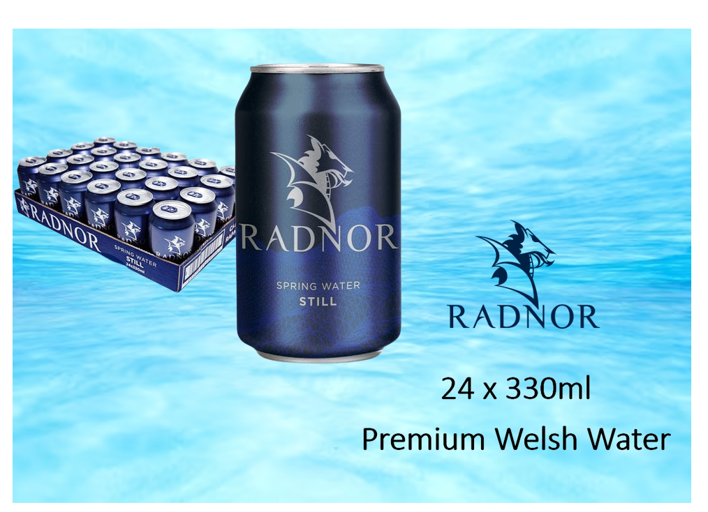 Radnor Hills Spring Still Water Cans 24x330ml - UK BUSINESS SUPPLIES ...