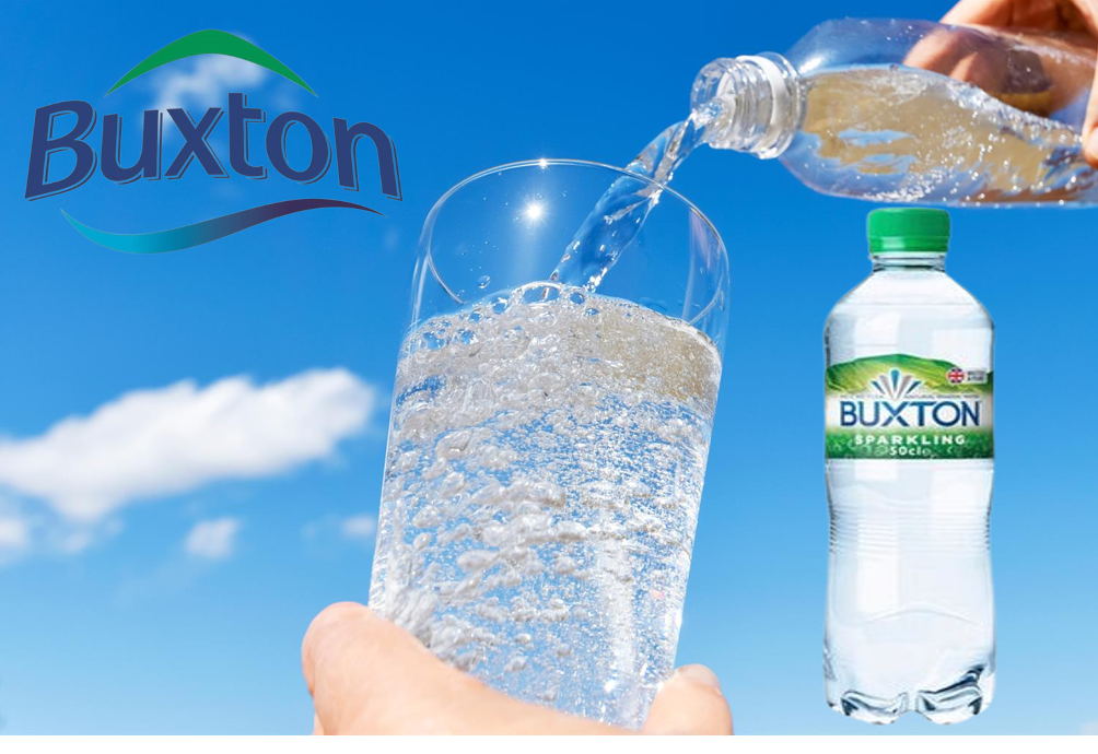 Buxton Sparkling Mineral Water 50cl Plastic Bottles (Pack of 8) - UK ...