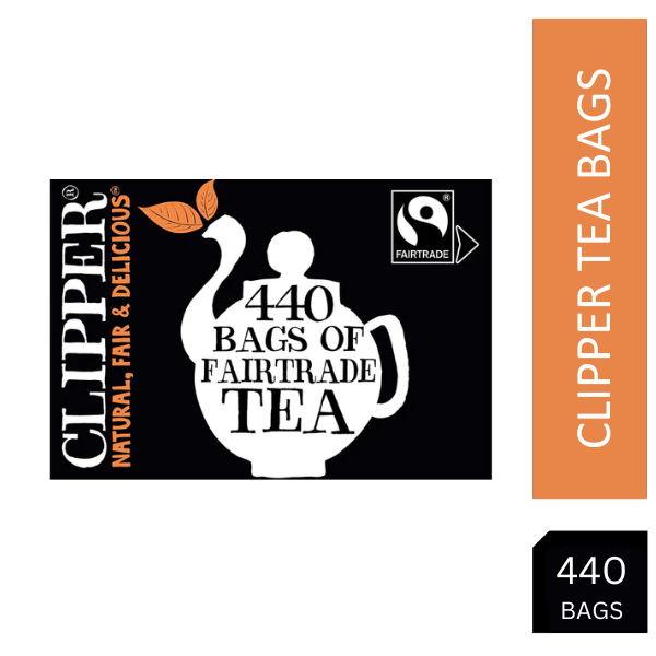 Clipper Fairtrade Everyday Tea Bags 440 - UK BUSINESS SUPPLIES – UK ...