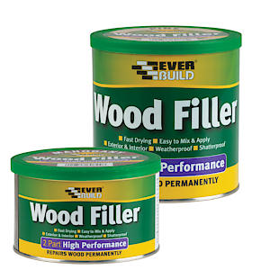 Everbuild 2-Part Wood Filler – Fast Drying – Weatherproof – White – 50 ...