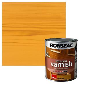 Ronseal Interior Varnish Light Oak Gloss 750Ml – UK Business Supplies