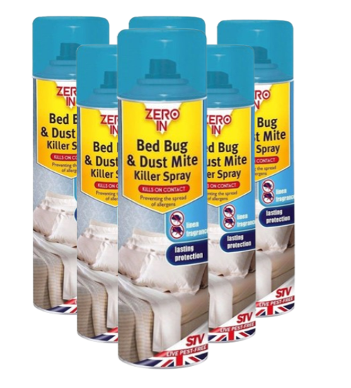 Zero In Bed Bug & Dust Mite Killer Spray 300ml - UK BUSINESS SUPPLIES ...