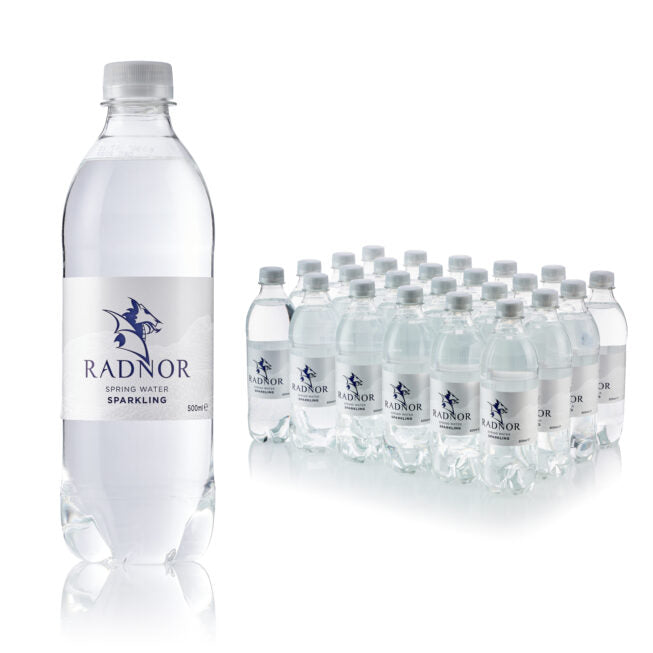 Radnor Hills Spring Sparkling Water 24 x 500ml (Plastic Bottle) - UK ...
