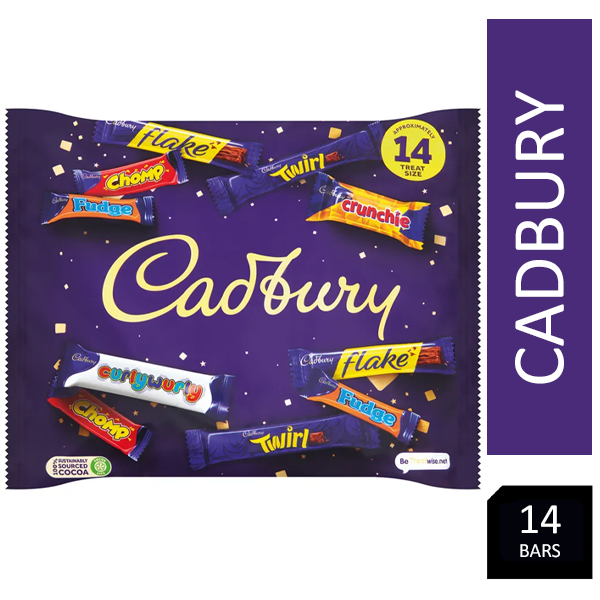 Cadbury Heroes Variety Bag (Chomp, Flake, Fudge, Crunchie, Twirl and ...