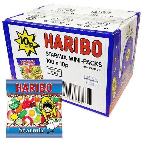 Haribo Starmix Minis 16g Bags (Pack of 100) 72443 - UK BUSINESS ...