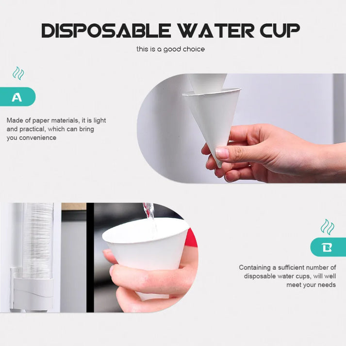 Belgravia Branded 4oz Water Drinking Cone Cup White ACPACC04 - UK ...
