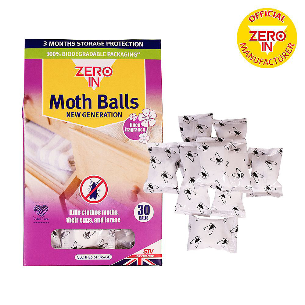 Zero In New Generation Moth Balls - 30-Pack – UK Business Supplies