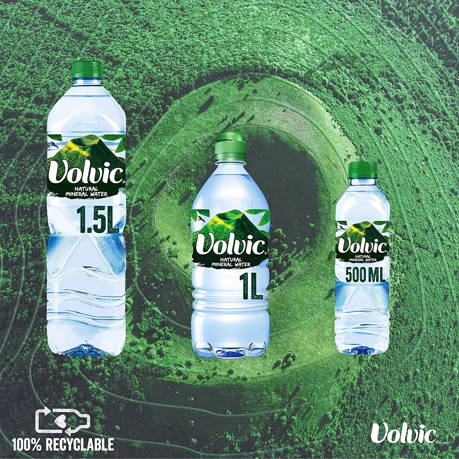 Volvic Mineral Water Still 24 x 500ml (Plastic Bottle) - UK BUSINESS ...