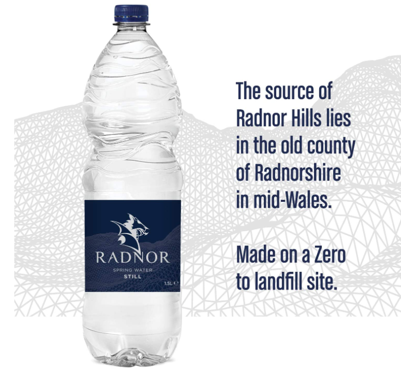Radnor Hills Spring Still Water 12 x 1.5ltr (Plastic Bottle) - UK ...