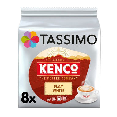 Tassimo Kenco Flat White Pods (Pack of 8) 4051498 - UK BUSINESS ...