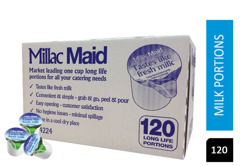 Millac Maid Whole Mini Pots - Tastes Like Fresh Milk - Long Life ...