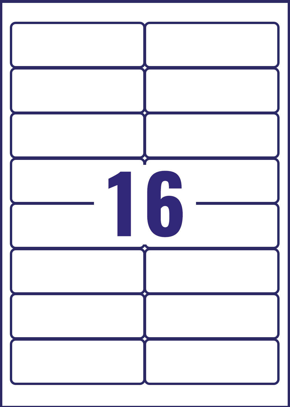 Avery Inkjet Address Label 99x34mm 16 Per A4 Sheet White (Pack 1600 ...