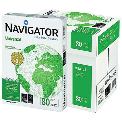 Navigator Universal A4 Paper 80gsm White (Pack of 500) NAVA480 - UK ...